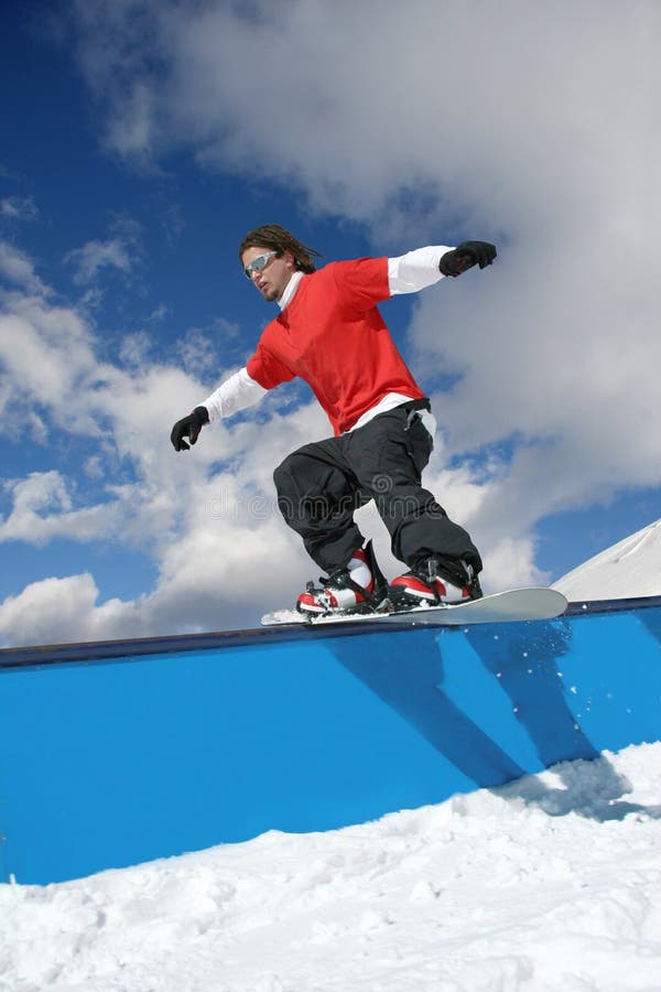 Snowboarder jumping stock image. Image of freedom, colorado - 12704443