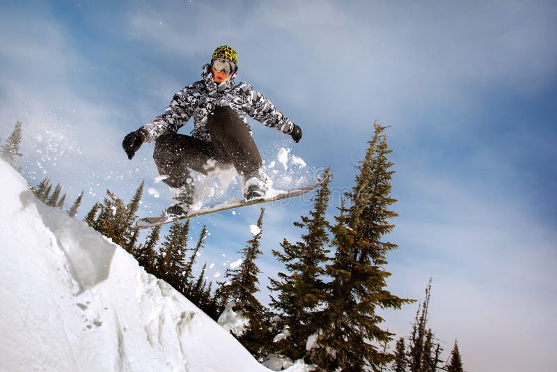 Snowboarder Standing on His Head in Snow Stock Photo - Image of snow ...