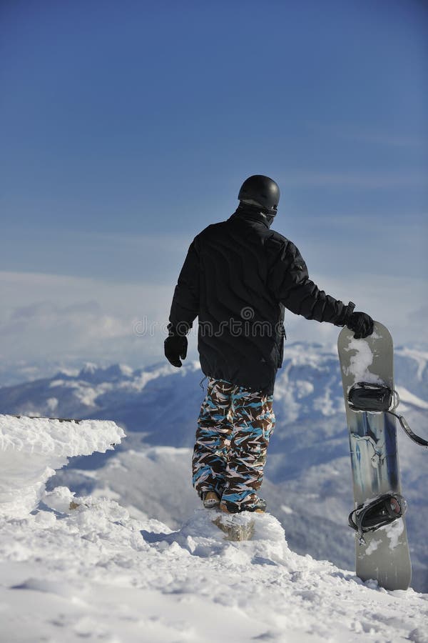 Snowboarder stock image. Image of cool, outdoor, snowboarder - 12235891