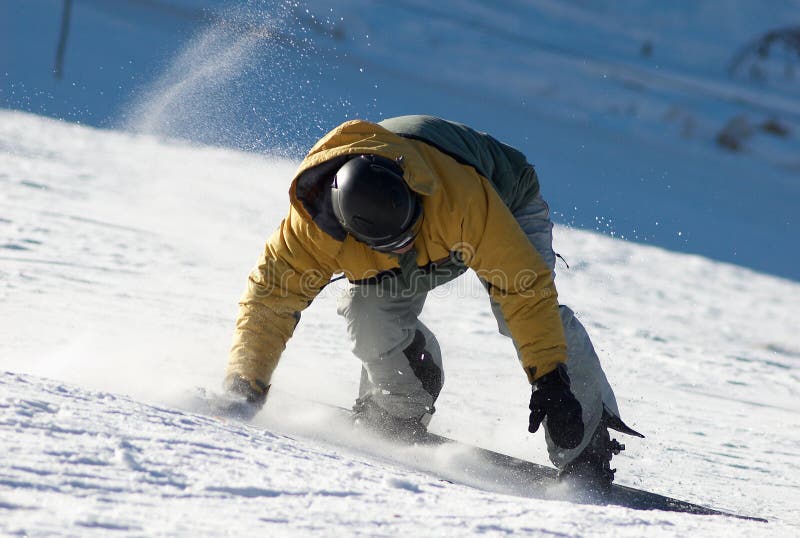 Snowboarder turn stock photo. Image of playing, male, excitement - 1789974