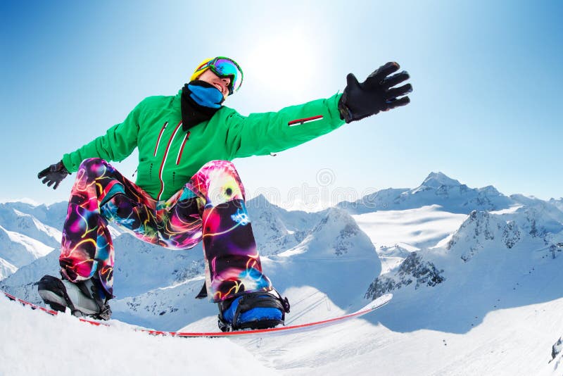Snowboarding stock image. Image of extreme, adult, resting - 33510715
