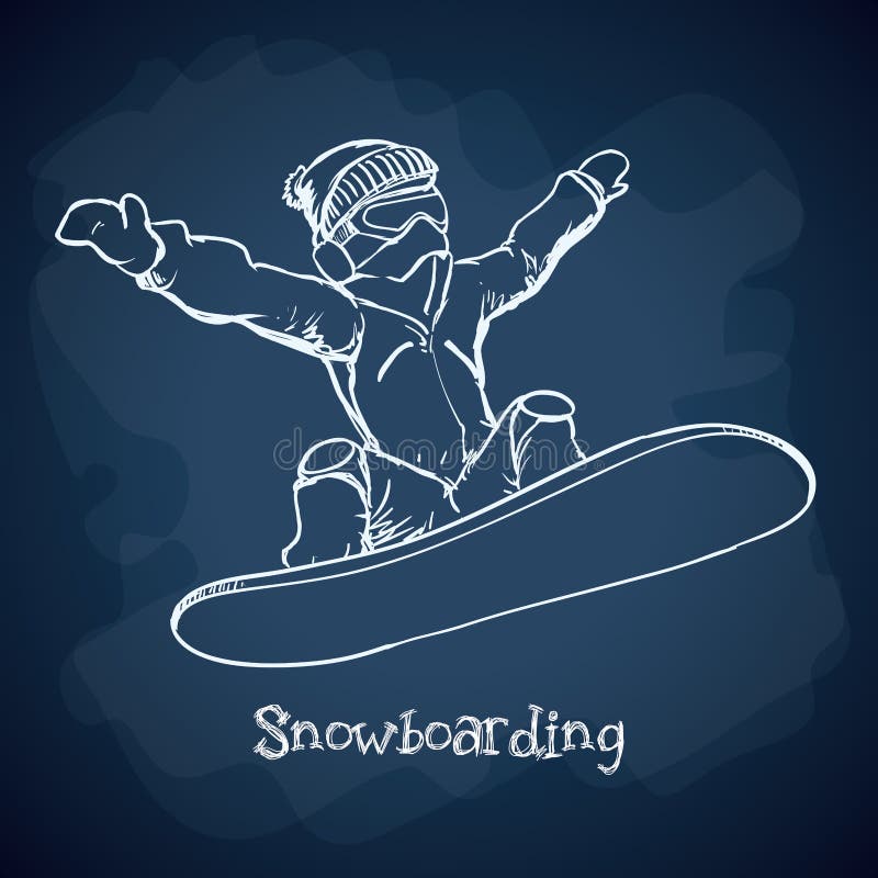 Snowboarding Design, Vector Illustration. Stock Vector - Illustration ...
