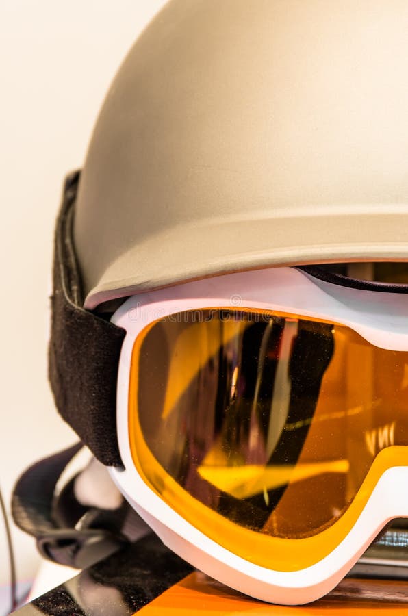 Snowboarding Helmet and Goggles Stock Photo - Image of mountain, helmet ...