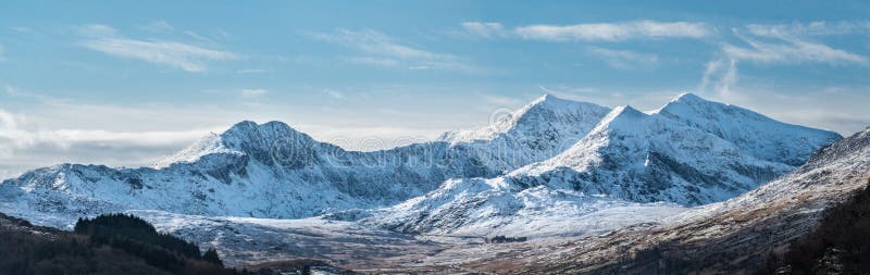 Snowdon horseshoe stock image. Image of mountain, slope - 29140169