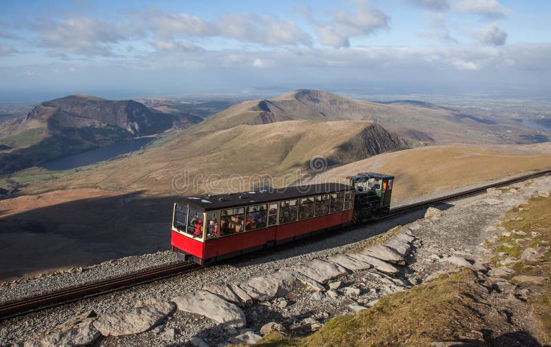 Snowdon railway editorial stock image. Image of railway - 27690834