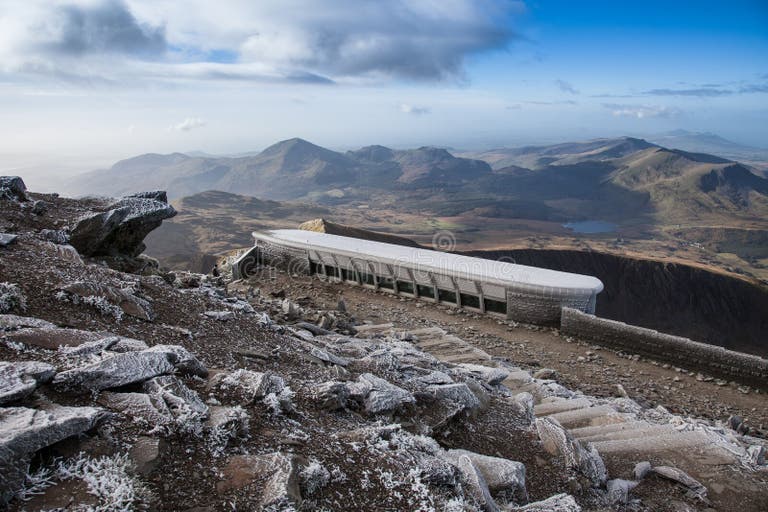 Snowdon Summit cafe stock image. Image of view, park - 27690627