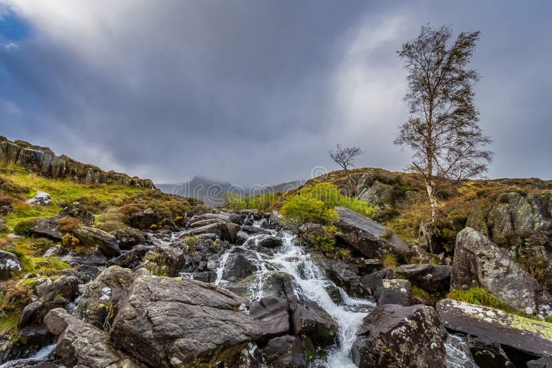 Snowdonia National Park stock image. Image of rock, range - 239449563