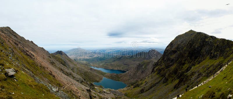 Snowdonia Panoramic stock photo. Image of nature, view - 56897340