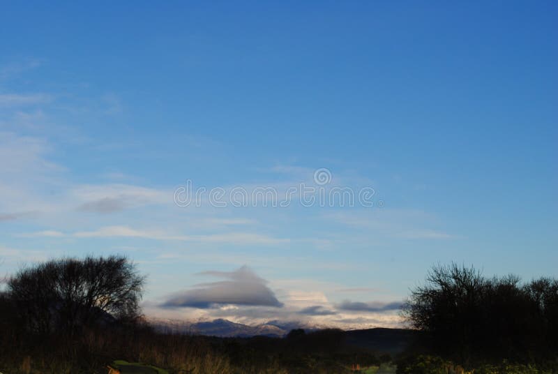 Snowdonian Mountain Range Wales Summer Stock Photo - Image of cloud ...