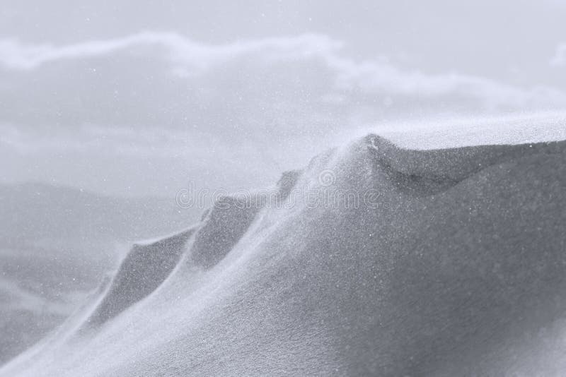 Snowdrift stock image. Image of cold, blizzard, cloud - 7657807