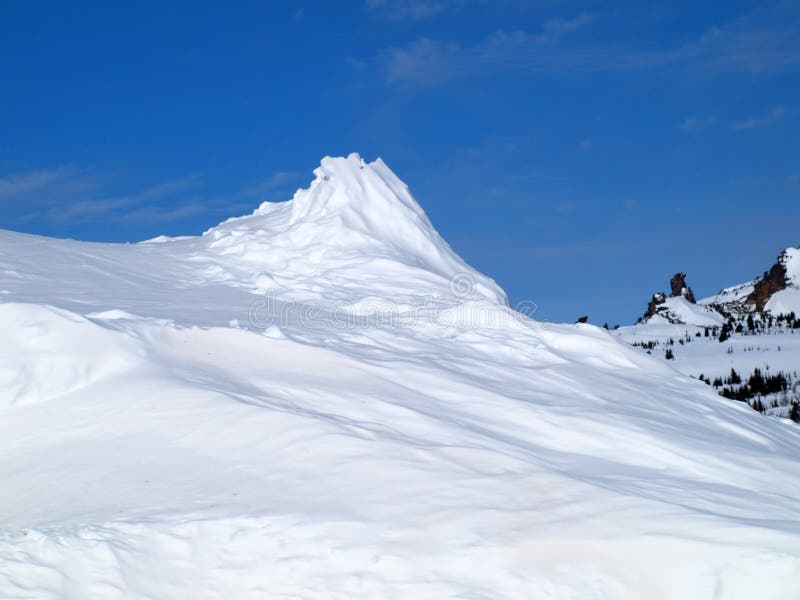 Snowdrift stock photo. Image of nature, scene, serene - 31130794