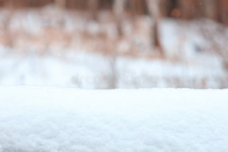 Snowdrift for Presentation, Empty Space Snow Pedestal Flat Stock Photo ...