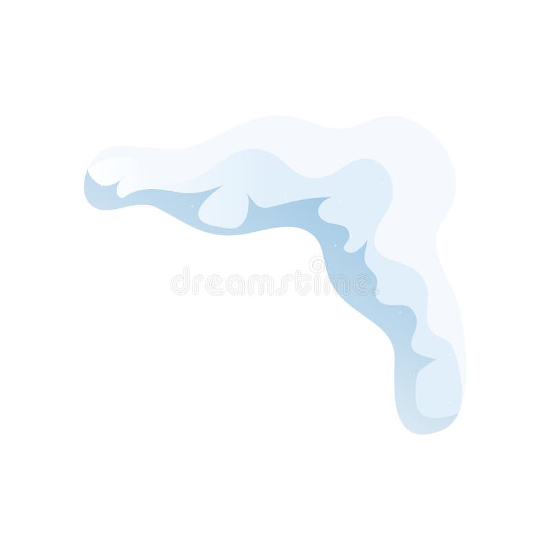 Snowdrift Realistic Transparent Background Stock Vector - Illustration ...