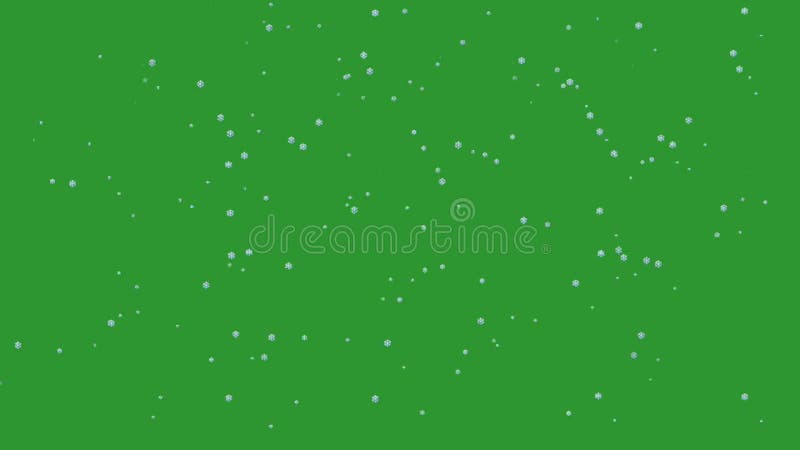 Snowdrop Animation Cartoon Shape, Green Screen Stock Footage - Video of ...