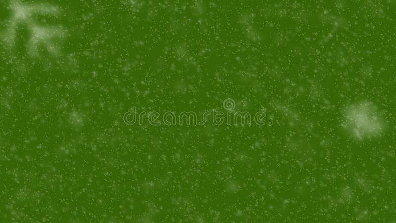 Snowfall Animation in Windy Weather on Green Screen Background ...