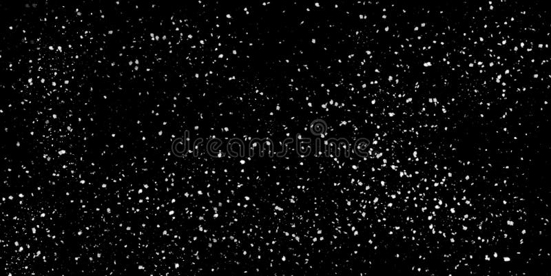 Snowfall on a Black Background Stock Photo - Image of effect, galaxy ...