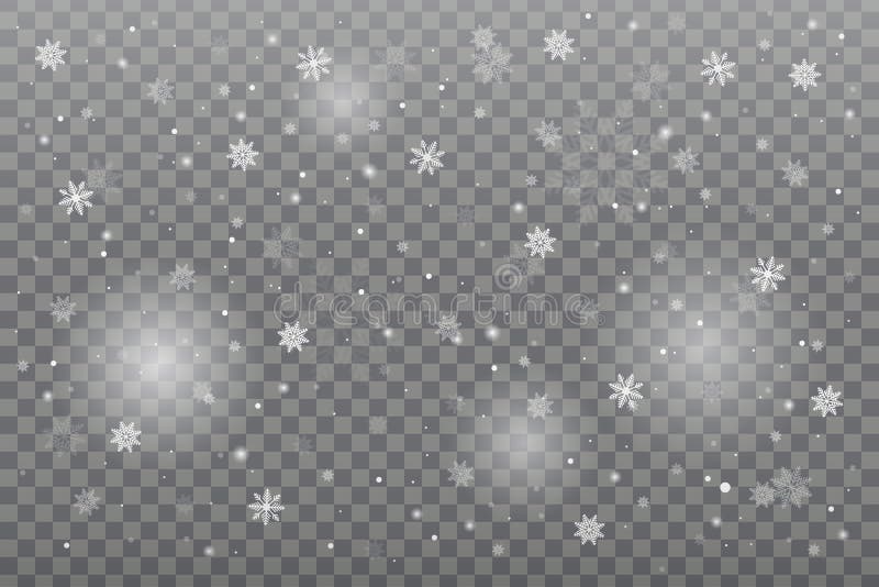 Snow Falling Transparency Stock Illustrations – 273 Snow Falling ...