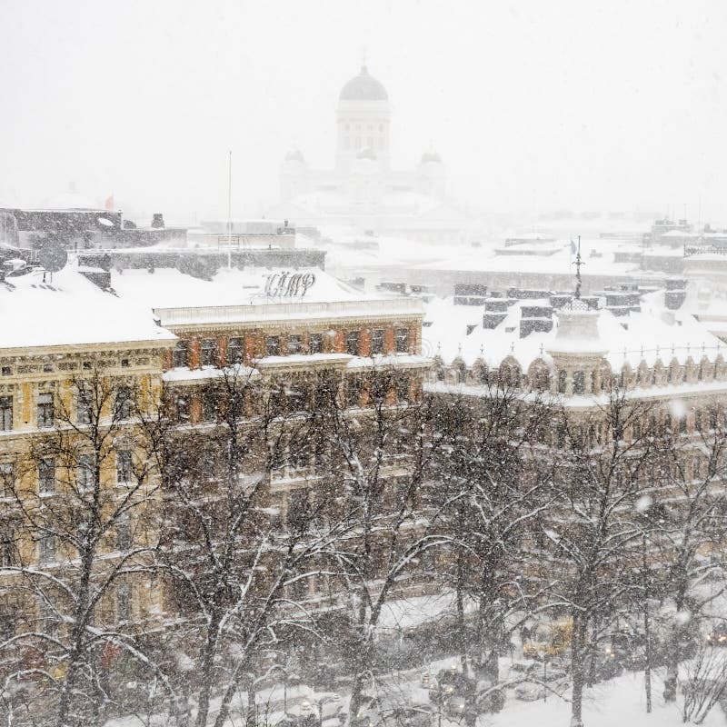 Helsinki Cathedral editorial photography. Image of weather - 54069232