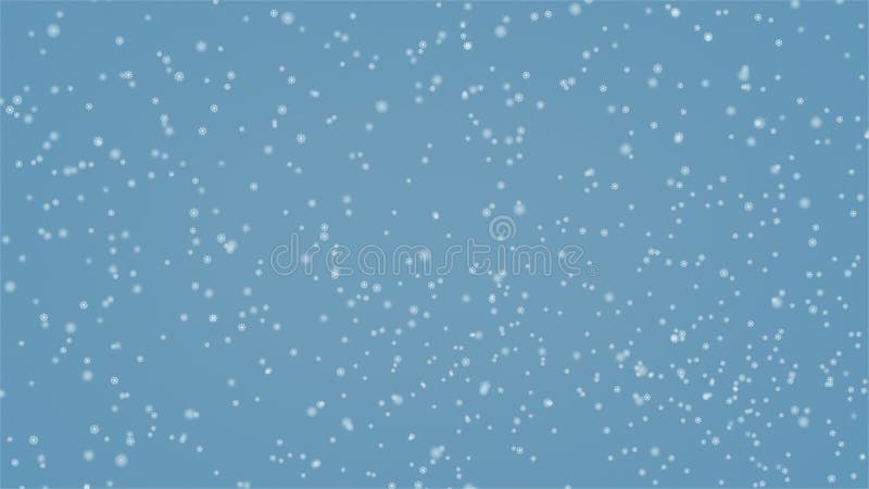 Snowfall in a Light Blue Background Stock Video - Video of border ...