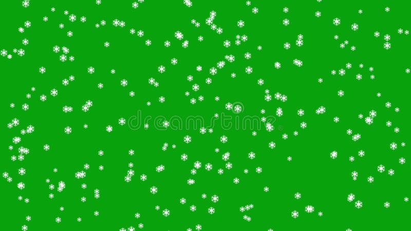 Snowfall with Green Screen Background Stock Footage - Video of screen ...