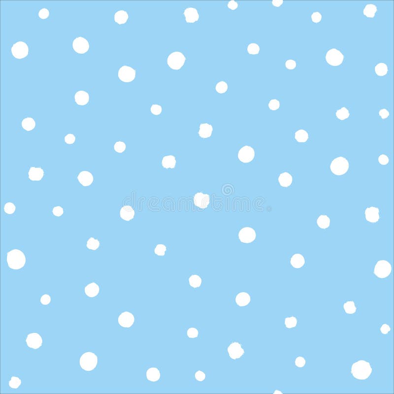Seamless vector snowfall stock vector. Illustration of dotted - 194892454