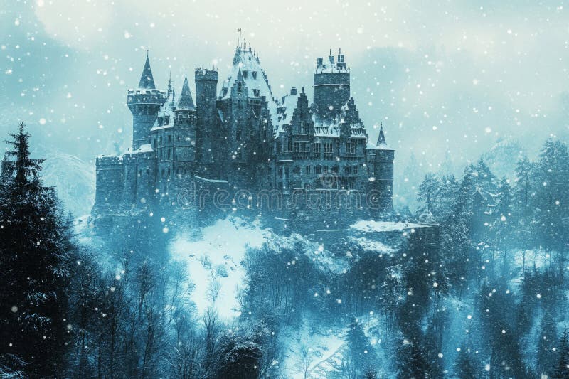 148 Frozen Castle With Snowflakes Clipart Stock Photos - Free & Royalty ...