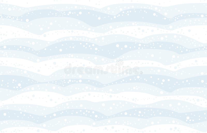 Snowfall Seamless Pattern. Winter Holidays Repeat Texture. Snowflakes ...