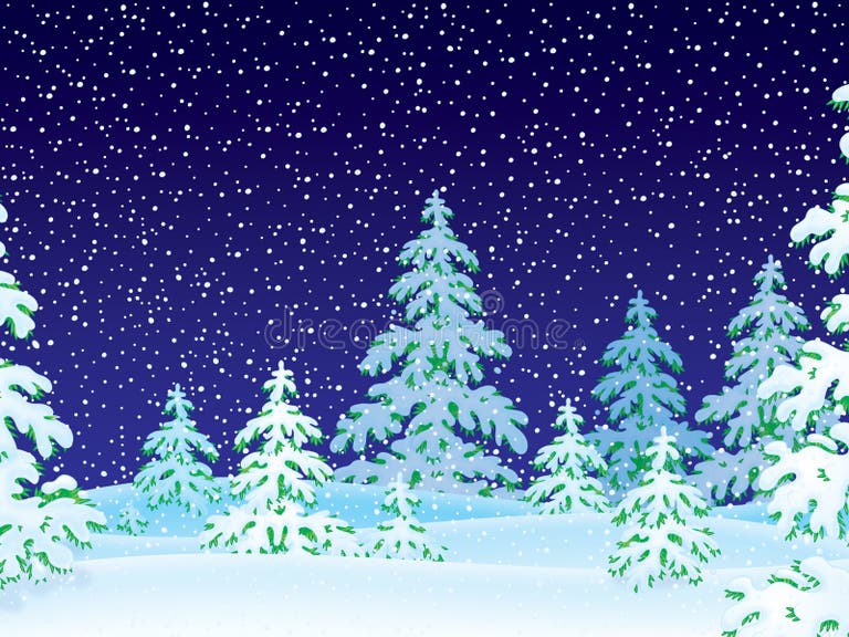 Snowfall Wintry Stock Illustrations – 2,687 Snowfall Wintry Stock ...