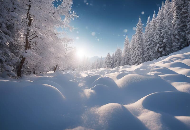 Snowfall Background Stock IllustrationSnow Backgrounds Snowing ...