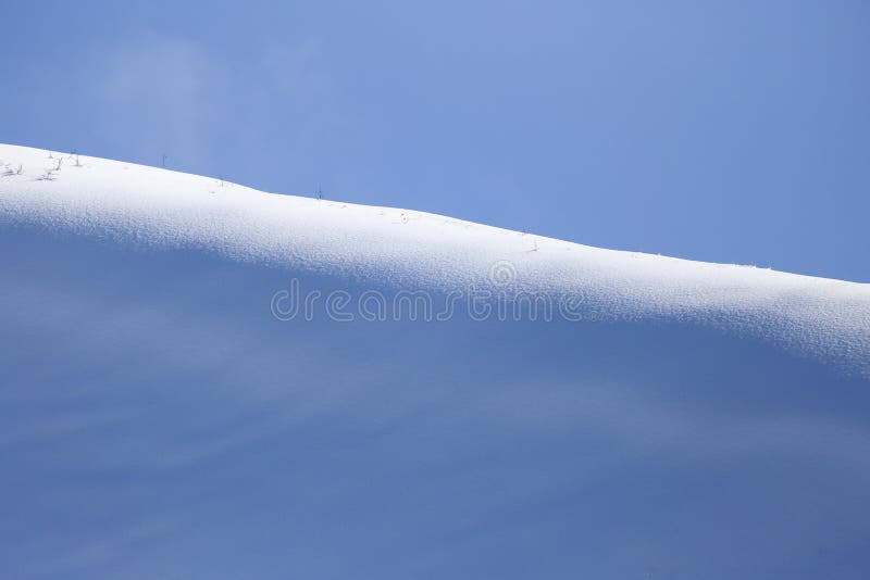 Snowfield nature field stock image. Image of outdoor - 80272671