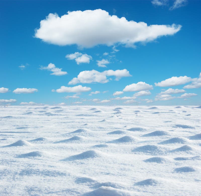 Snowfield sky stock image. Image of meadow, outside, backdrop - 22298883