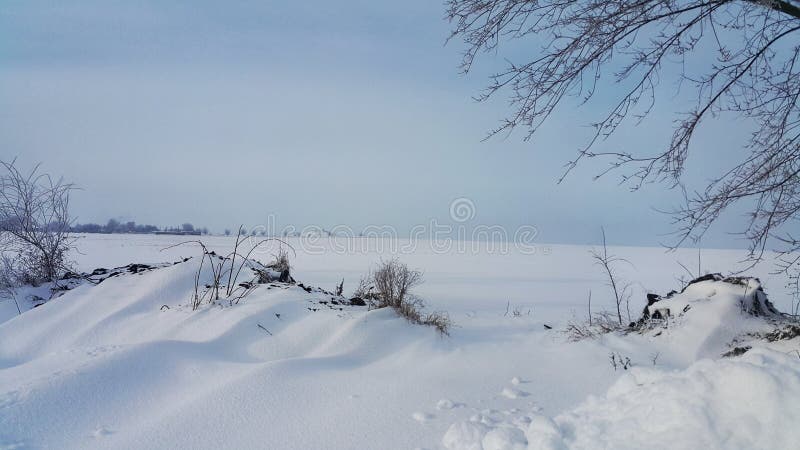 Snowfield in winter stock photo. Image of white, morioka - 23695818