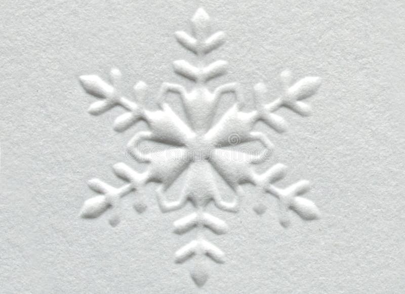 Embossed Snowflake-like Design Stock Photo - Image of snow, winter ...