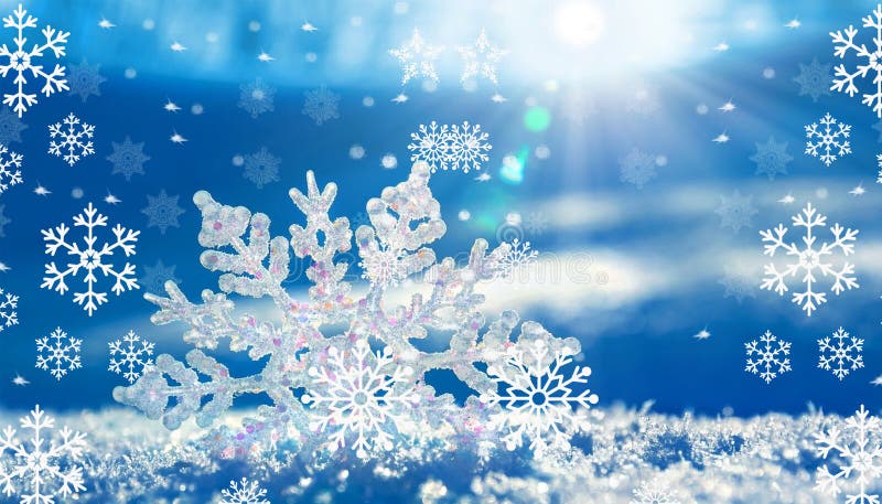 Snowflake Abstract Background High Resolution Stock Illustration ...