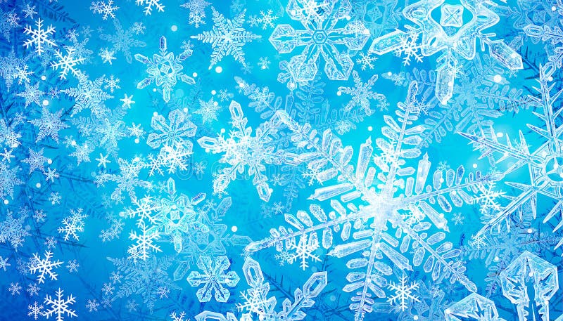 Snowflake Abstract Background High Resolution Stock Illustration ...