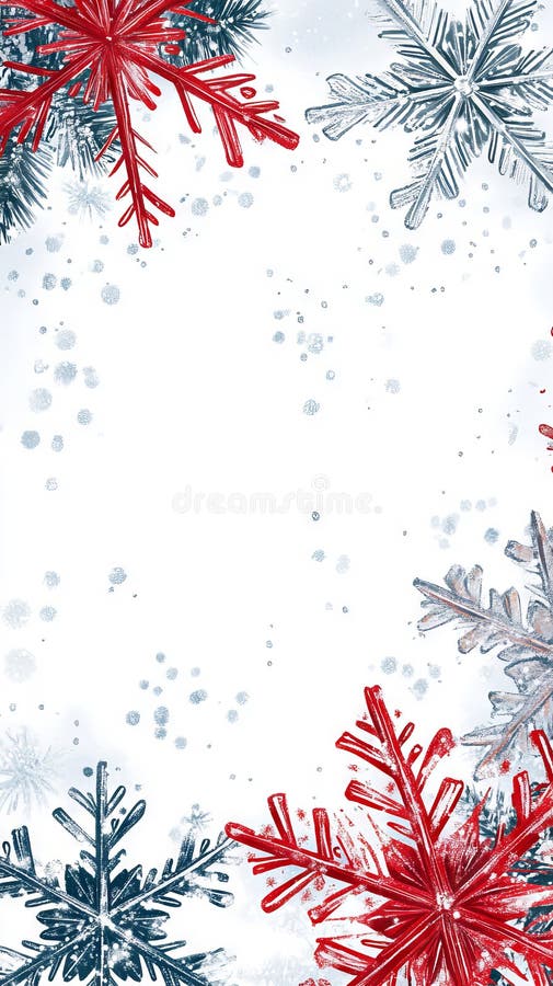 Snowflake Background Graphic Stock Illustration - Illustration of space ...