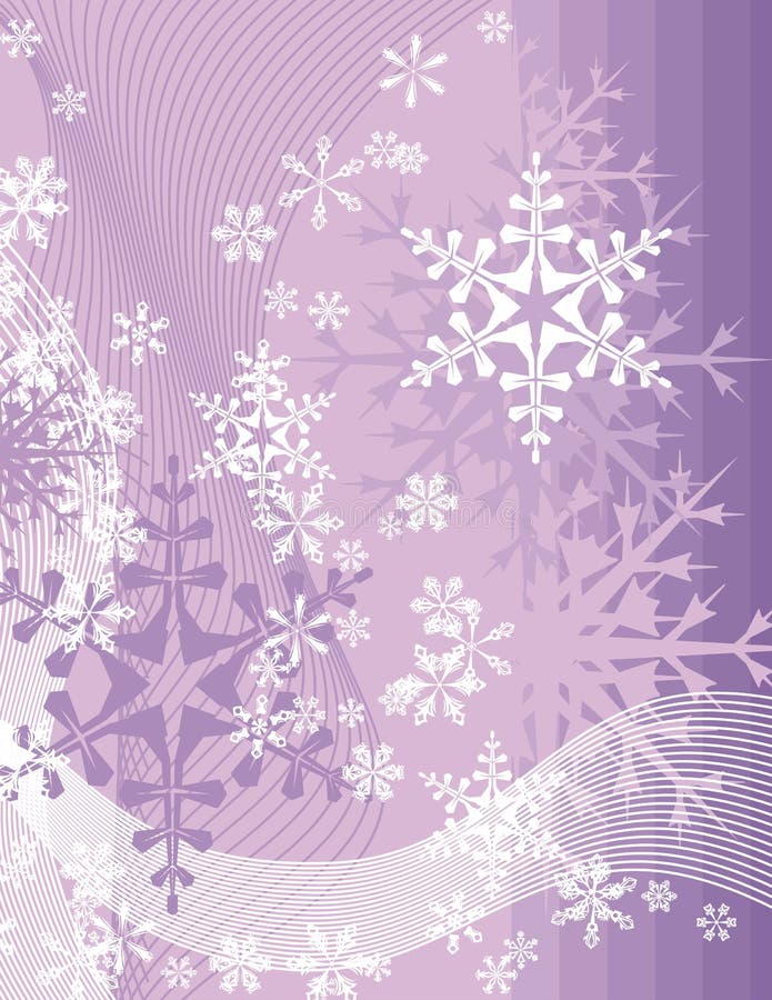 Vertical Snowflake Background Stock Vector - Illustration of cold ...
