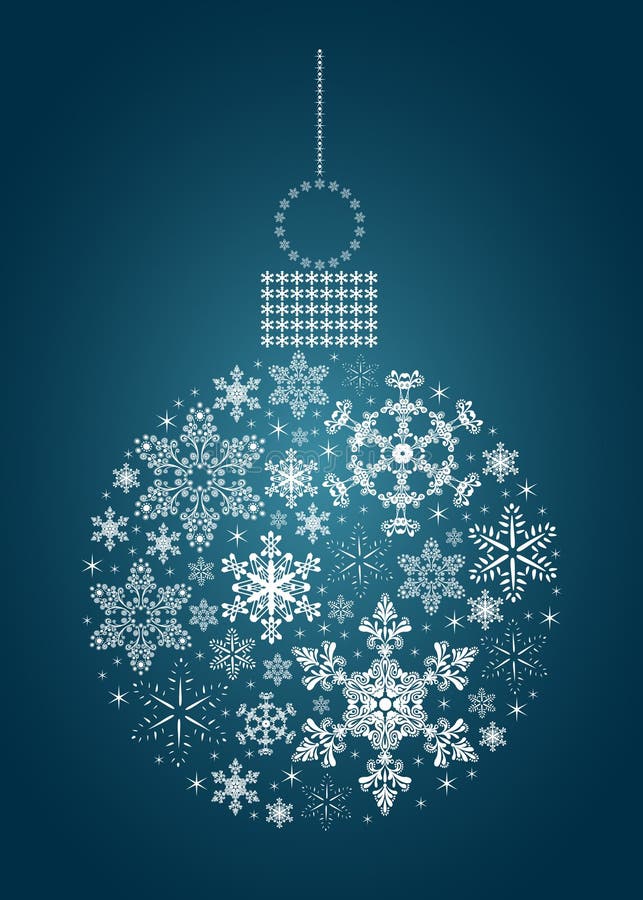 Snowflake Bauble stock vector. Illustration of wallpaper - 22081044