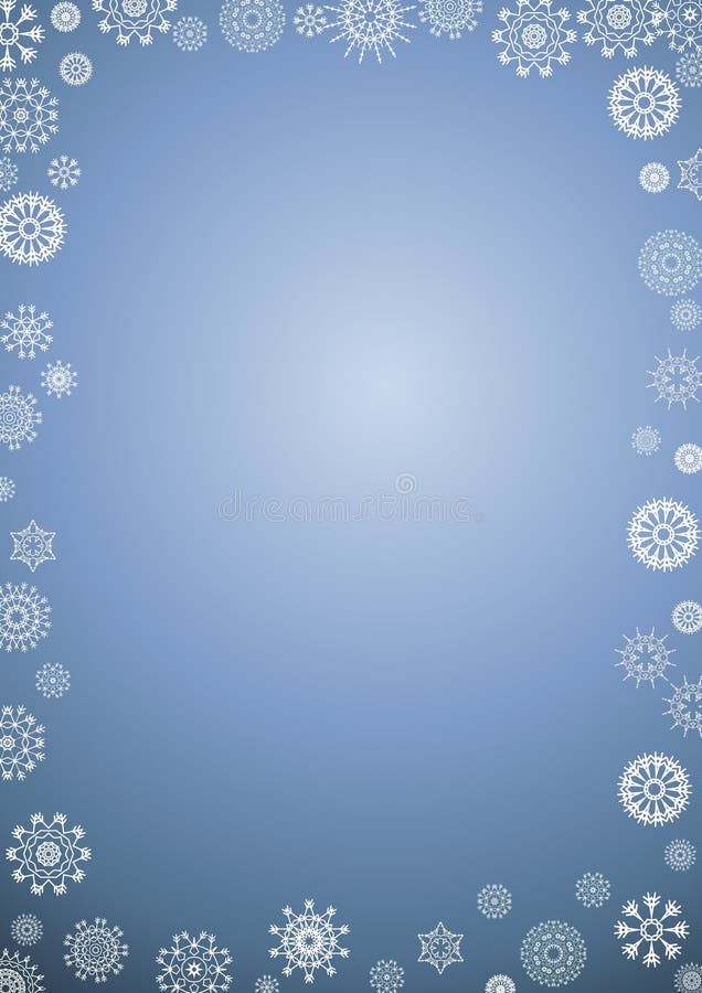 Snowflake border stock illustration. Illustration of backdrop - 2125308