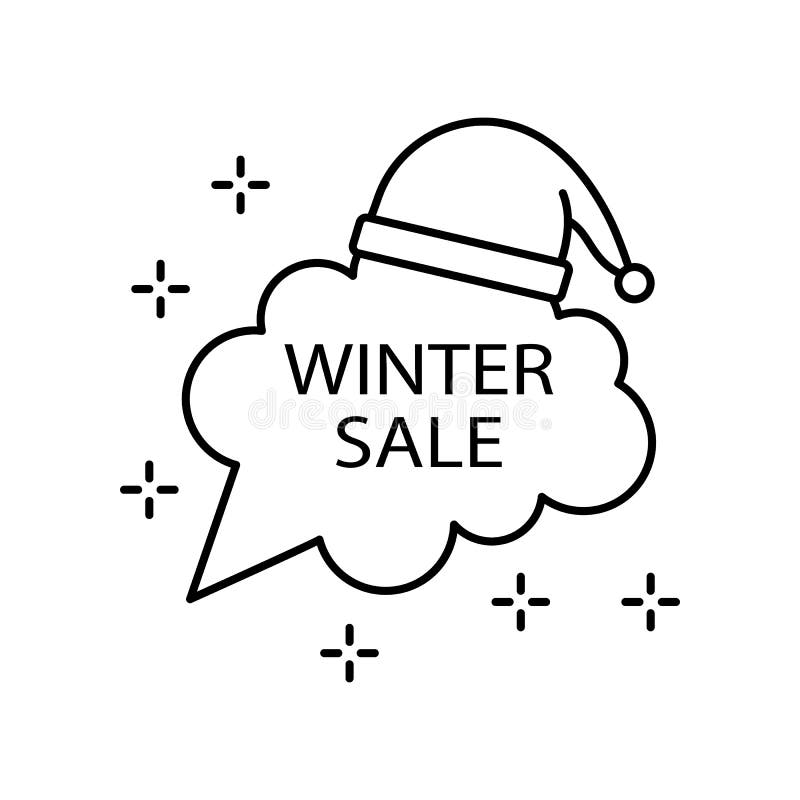 Snowflake Bubble Icon. Simple Line, Outline Vector Elements of Winter ...