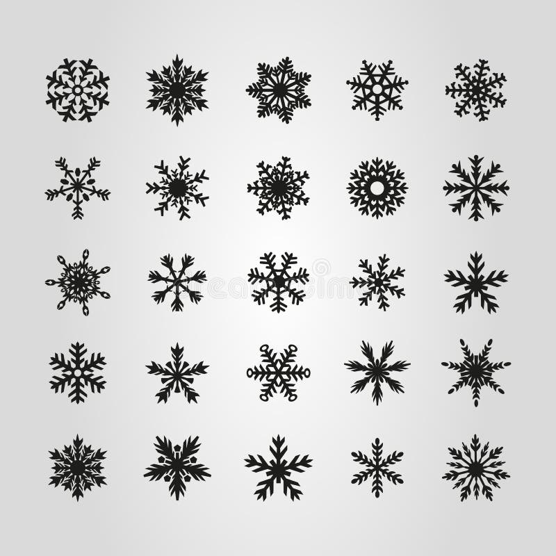 Snowflake Icon, Sign and Symbol Vector Illustration Stock Vector ...