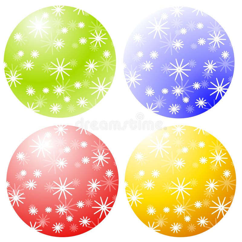Snowflake Circle Backgrounds Stock Illustration - Illustration of holiday, clip: 3424751