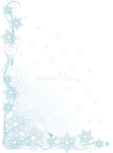 Snowflake Corner stock vector. Illustration of seasonal - 17061515