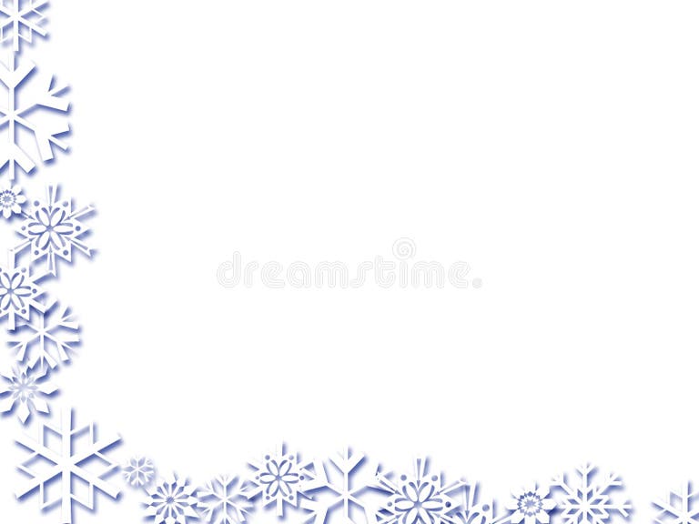 Snowflake Corner stock illustration. Illustration of shape - 3486819