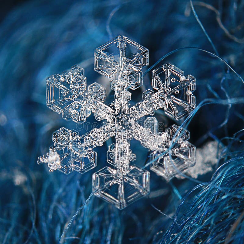 Snowflake crystal natural stock image. Image of color - 45558705