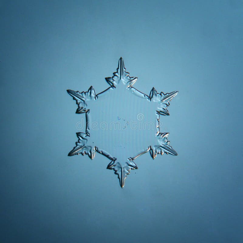 Snowflake Crystal Natural Abstract Background Stock Image - Image of ...