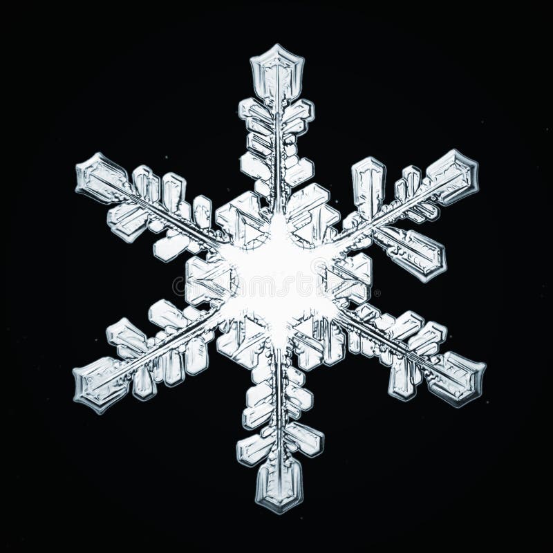 Snowflake crystal natural stock photo. Image of blue - 56696570