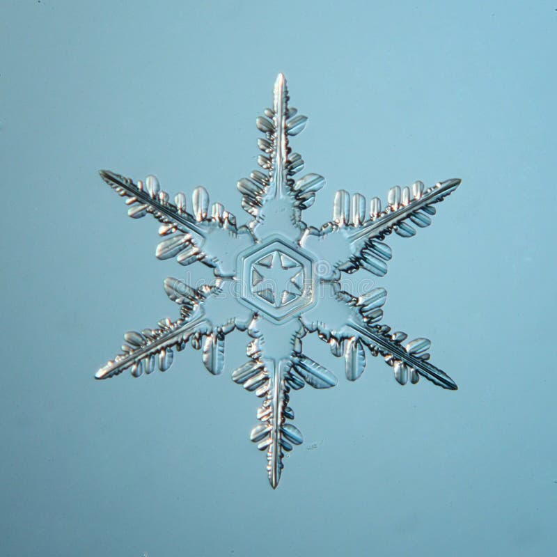 Snowflake crystal natural stock photo. Image of microscopic - 50289814