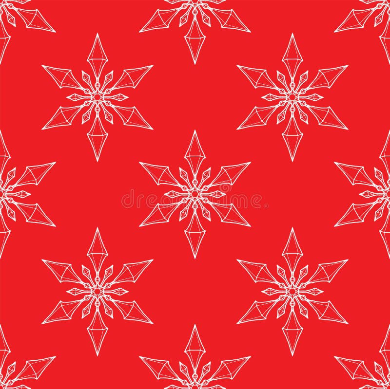 Snowflake Crystal Pattern Texture Stock Vector - Illustration of flat ...