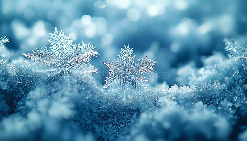 Snowflake Decoration Celebration Frost Pattern Ice Shiny Frozen ...